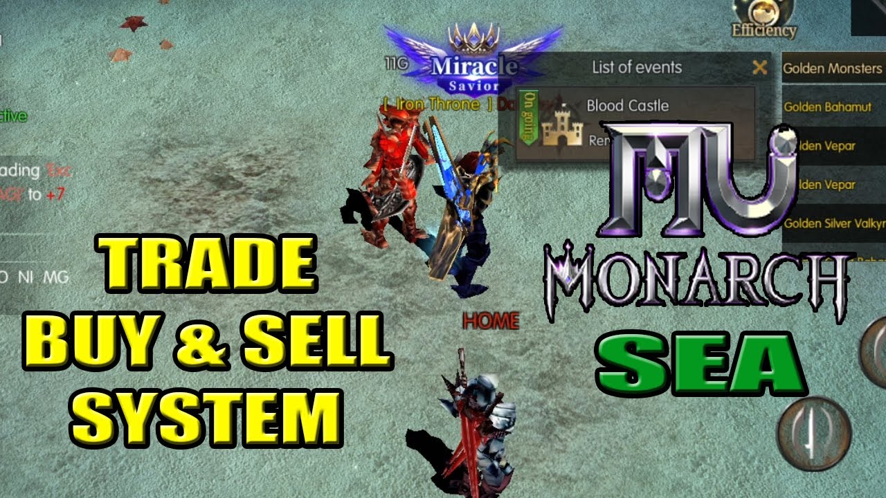 How to Trade / Buy & Sell in MU Monarch SEA (Filipino) - YouTube