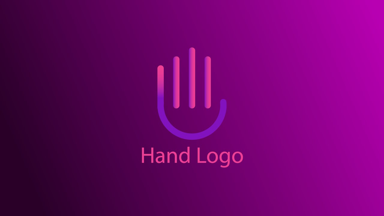 Hand Logo Design In Illustrators I Adobe Illustrator Tutorials I ...