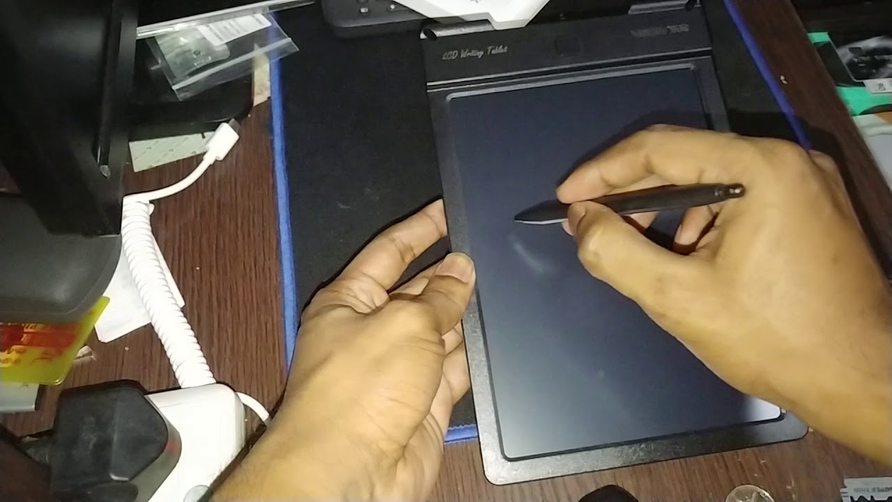 VSON LCD writing Tablet - YouTube