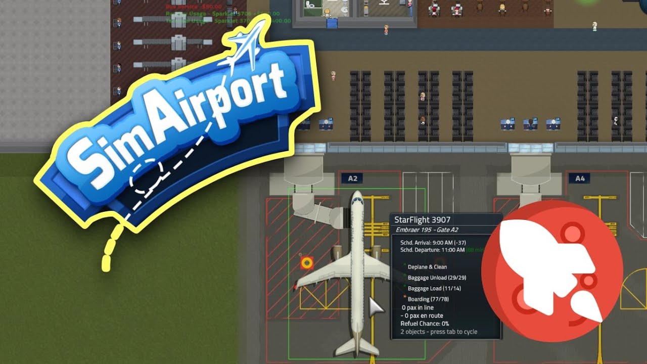 Sim Airport - LARGE Gates! - YouTube