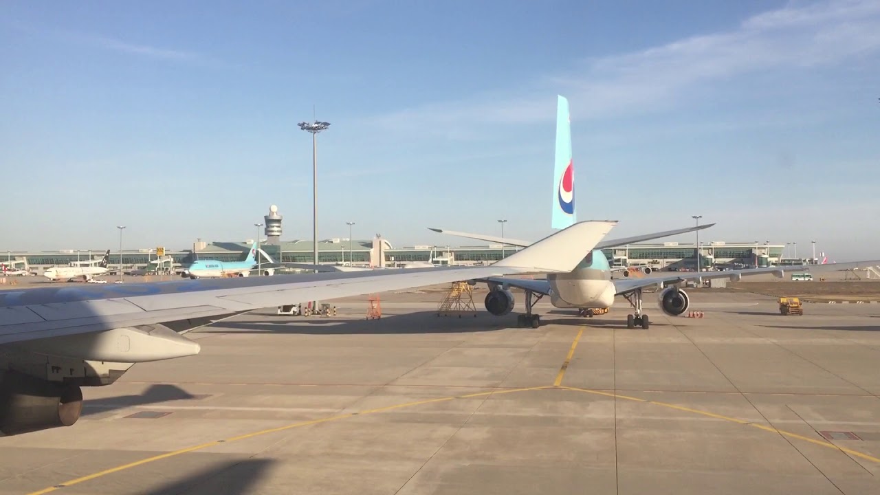 Korean Air KE 622 From Manila to Seoul ( Incheon ) Landing B 747 - YouTube
