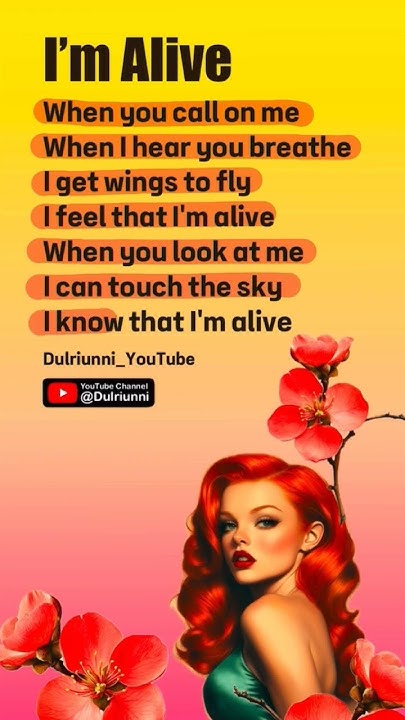 🌼 I'm Alive | Céline Dion - YouTube