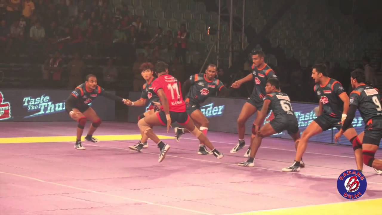 Kashiling Adake in Pro Kabaddi Season 2 - YouTube