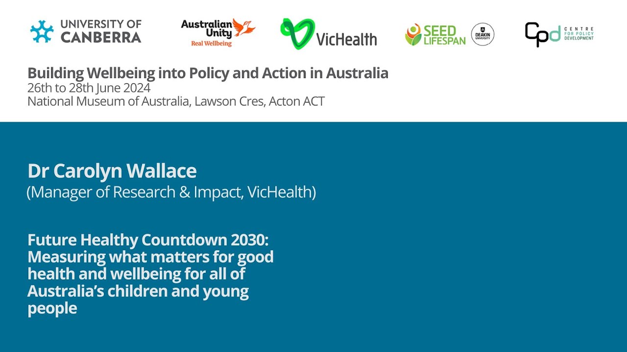 Carolyn Wallace - Future Healthy Countdown 2030 - YouTube