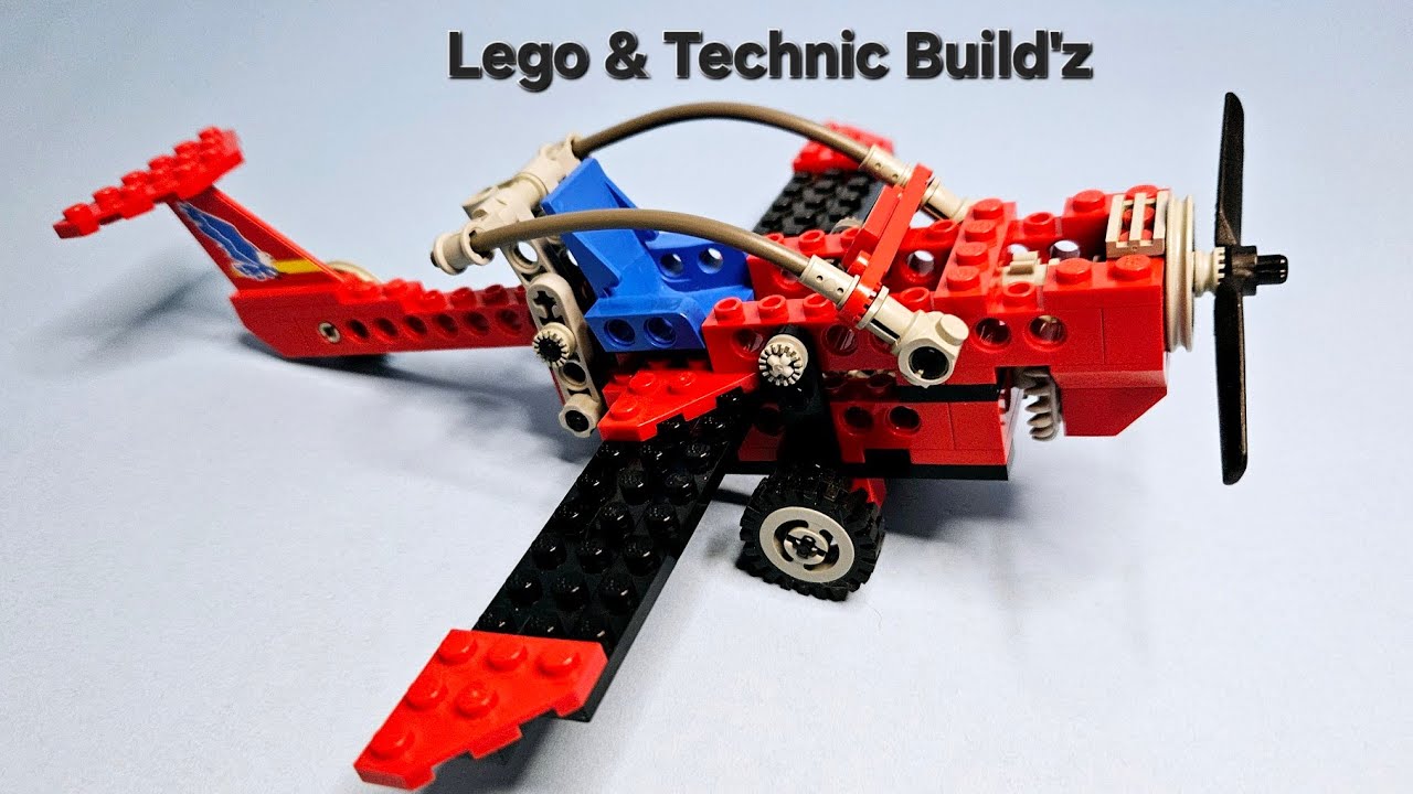 Lego Technic (8812) Aero Hawk II Alternate (B) Build (Aeroplane) Build ...