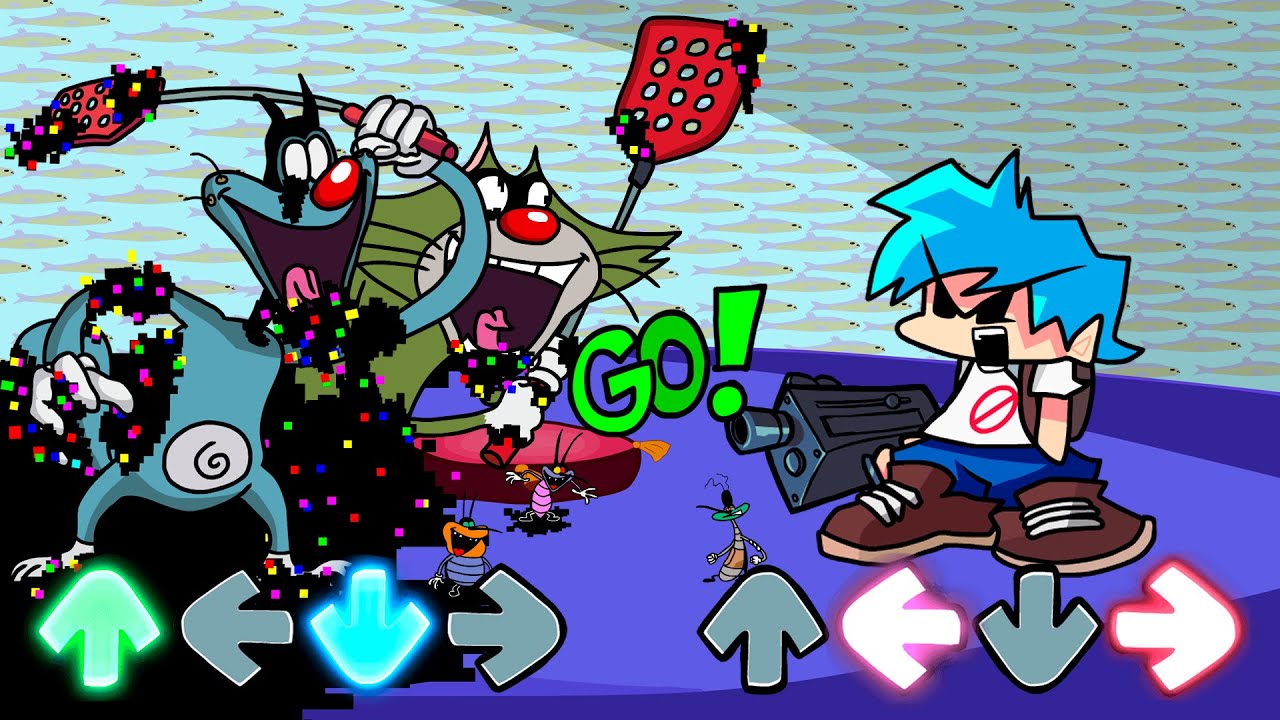 Friday Night Funkin' vs Pibby Corrupted Oggy HighEffort / Double ...