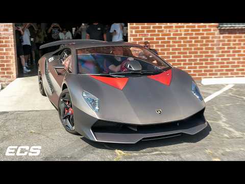 Road Legal Lamborghini Sesto Elemento Driving on the Street during Monterey Car Week !