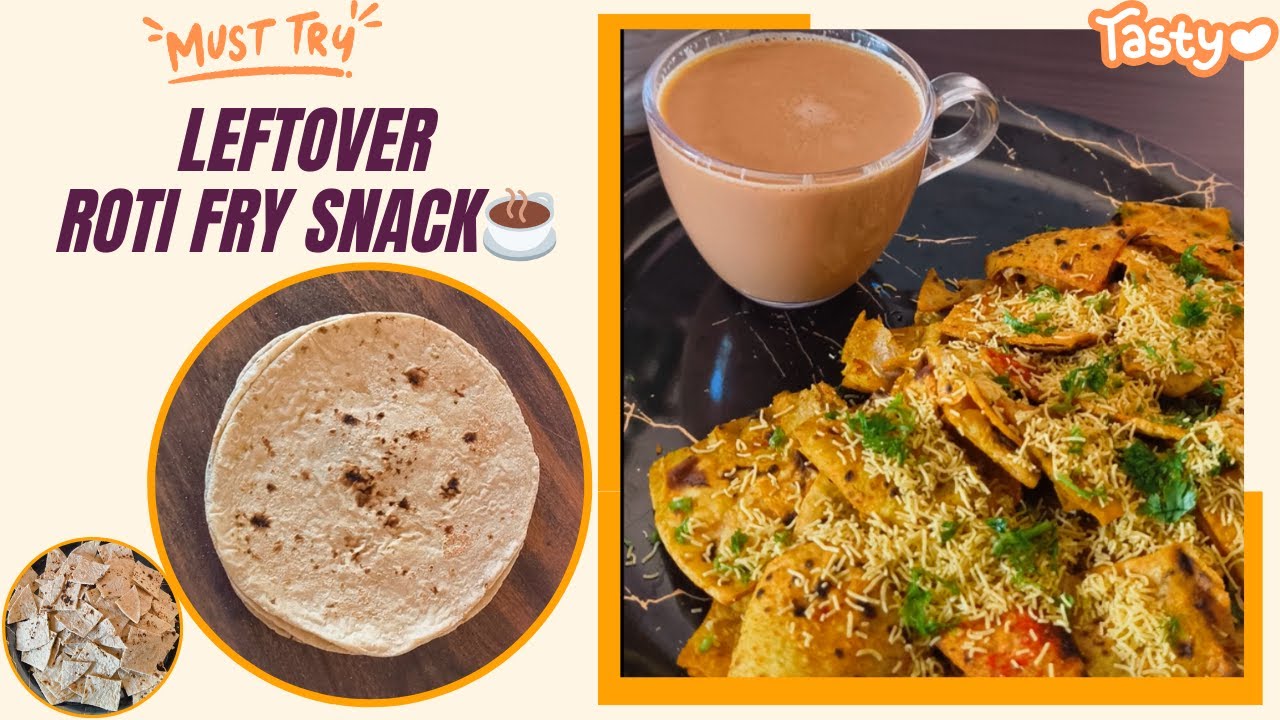 Leftover Roti Fry Snack #roti #leftoverroti #leftoverrotisnacks # ...