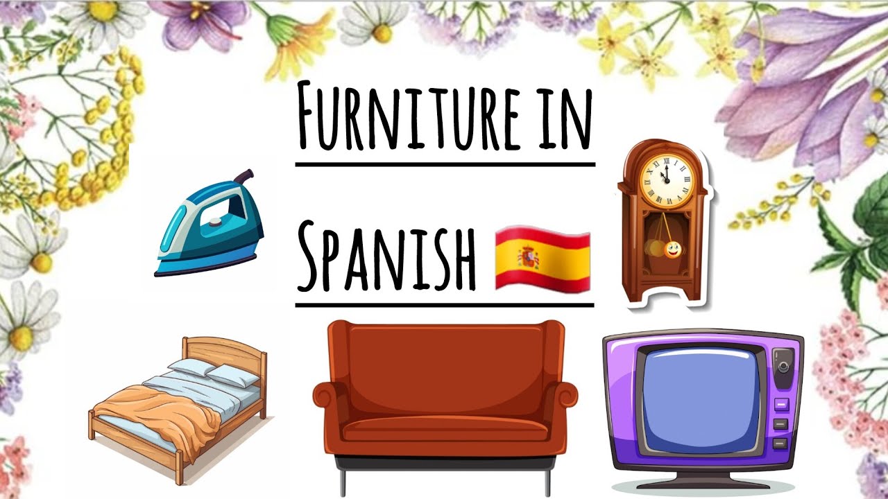 Los muebles en español🇪🇸 - YouTube