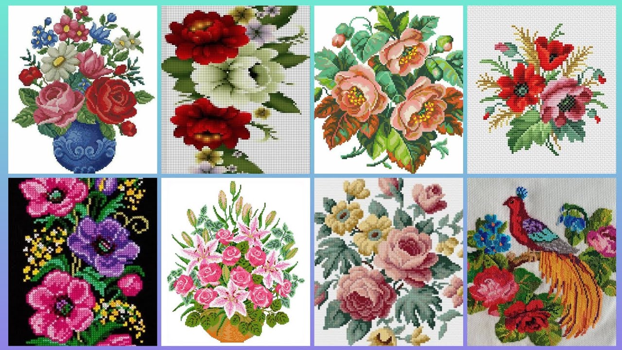 #1 Most Beautiful and Unique New Cross Stitch Patterns For Everything # ...
