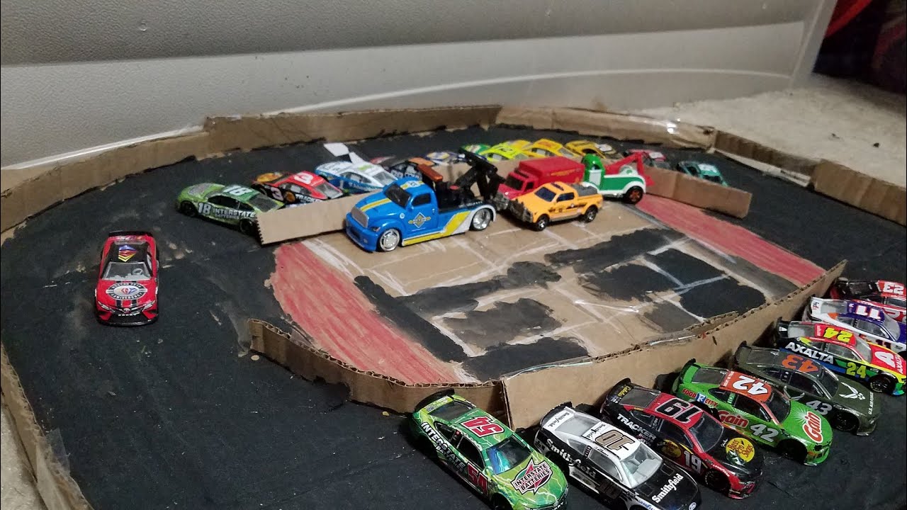 NASCAR diecast racing race number 2 Clash at the Coliseum - YouTube