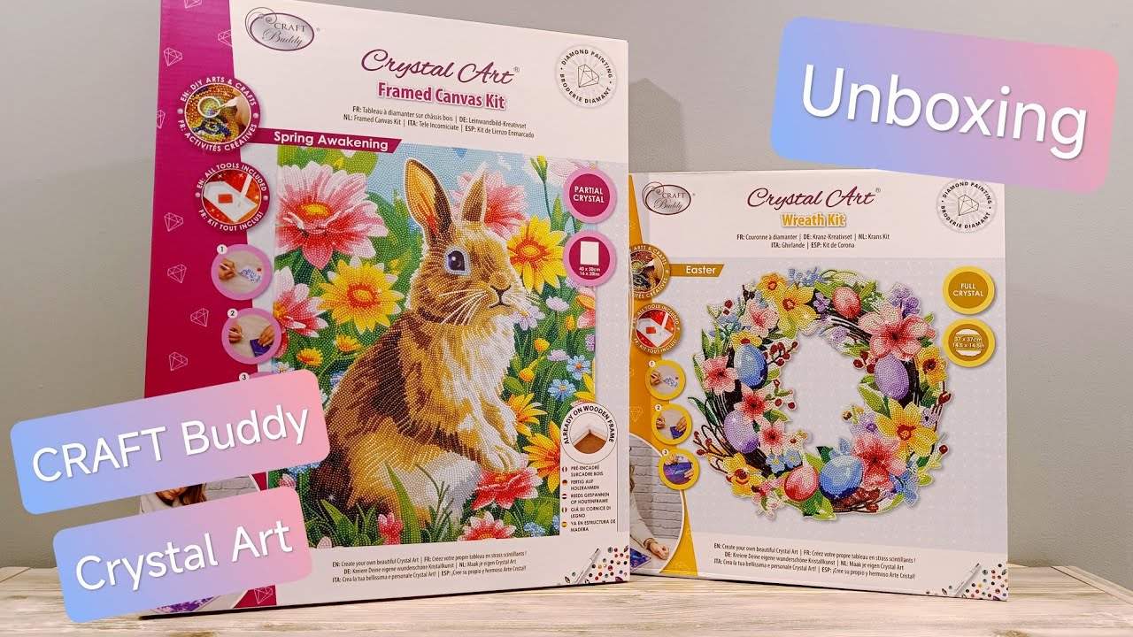 Diamond Painting Unboxing🐇🌸 Neues Österliches von Craft Buddy direkt ...