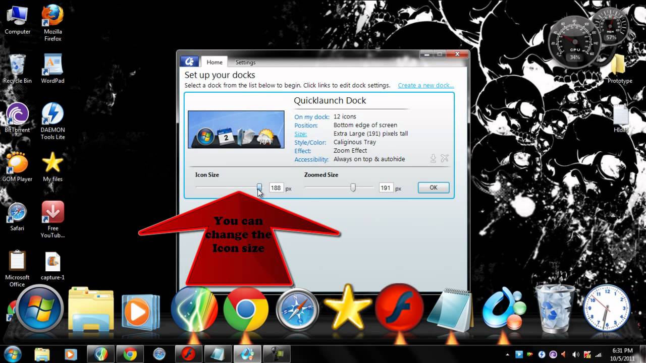 How to download Object Dock and customize it !!!! [HD] - YouTube