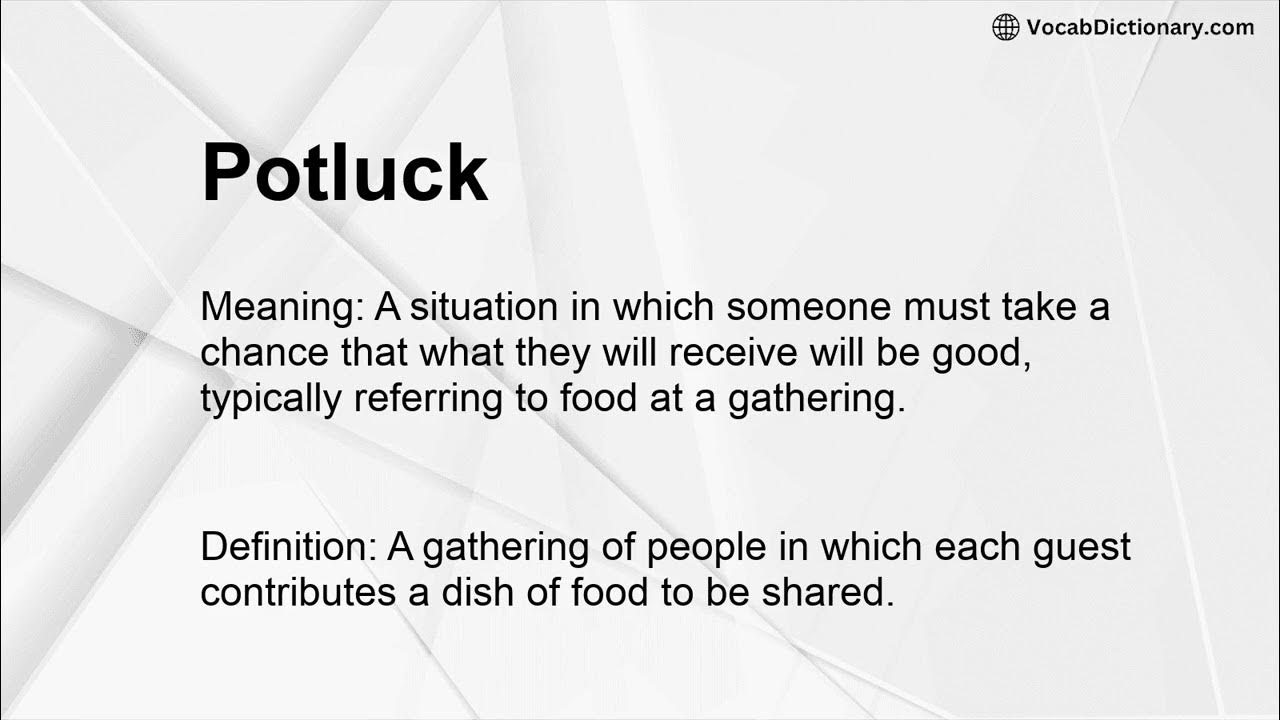 Potluck Meaning YouTube potluck-meaning-youtube