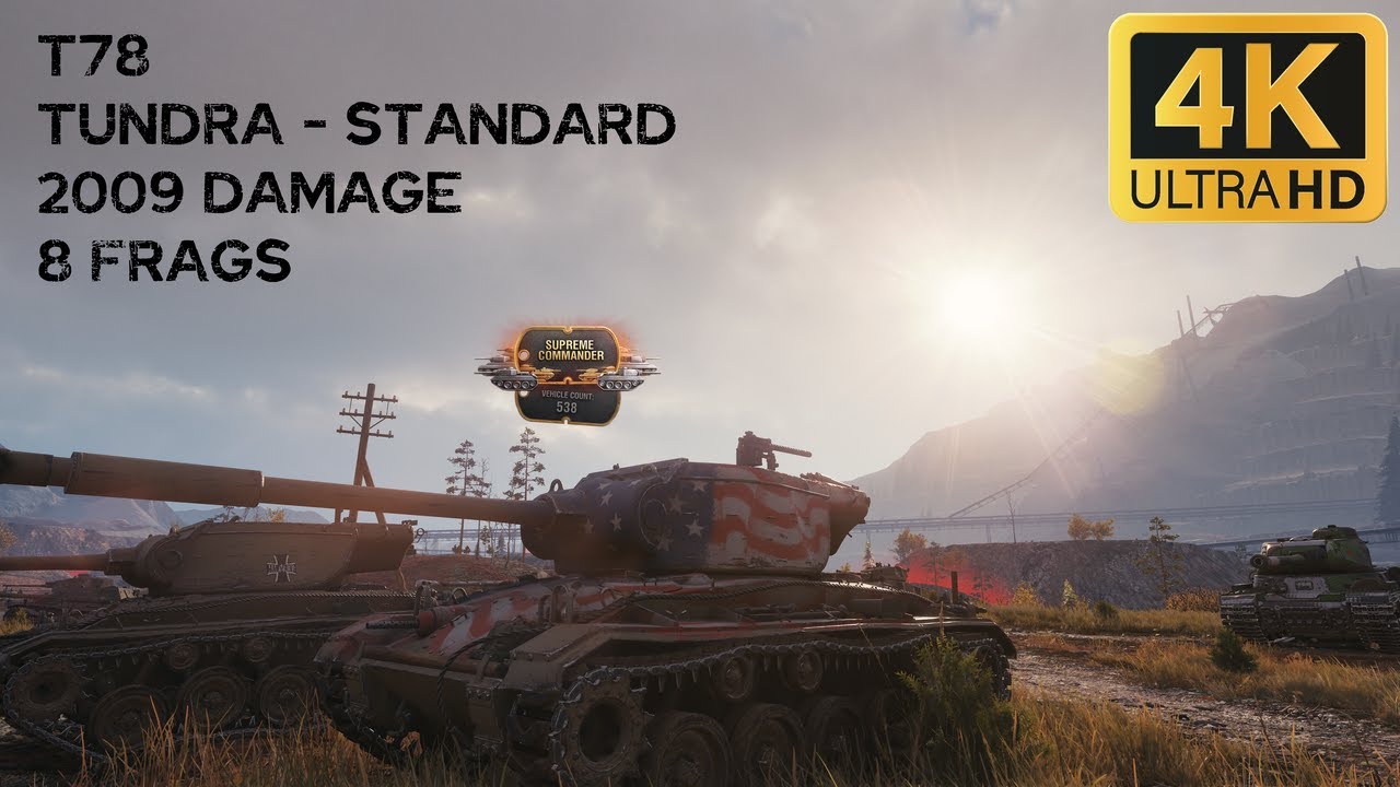 T78 2,0k damage 8 frags on Tundra - World of Tanks - YouTube