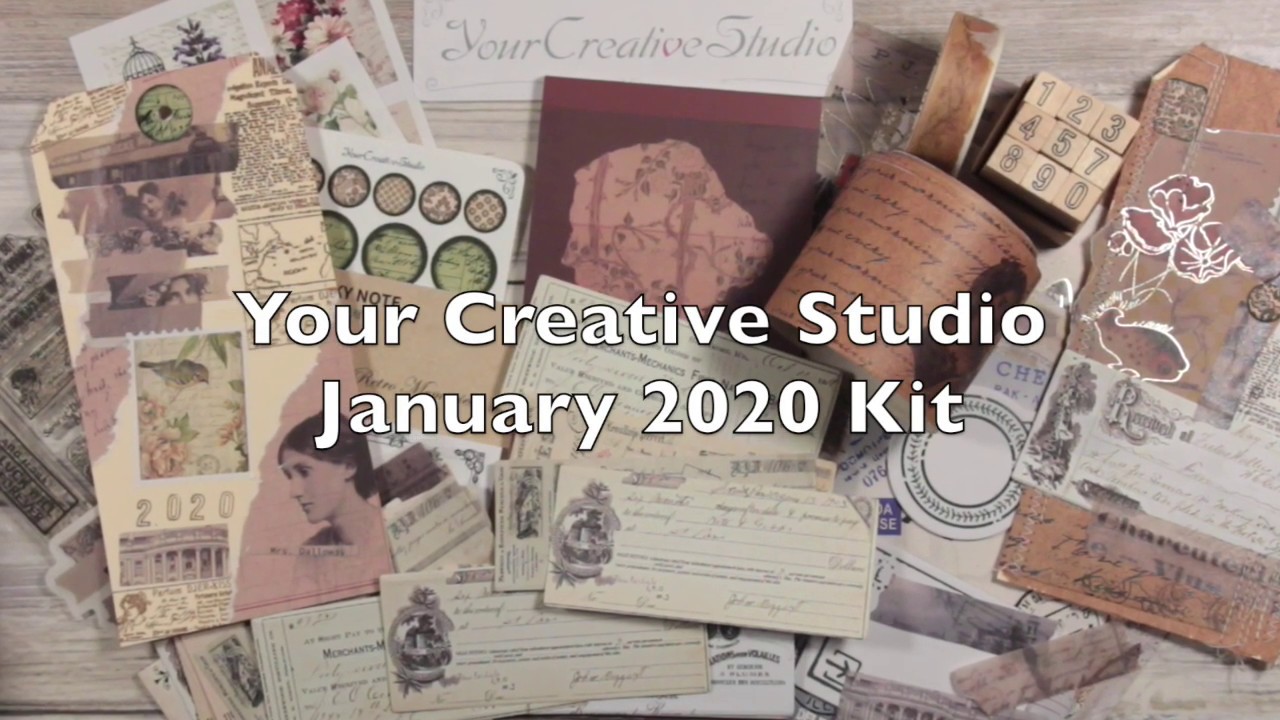 Your Creative Studio - Kit for January 2020! - YouTube