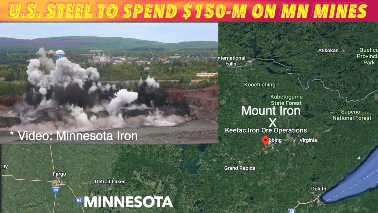 U.S. Steel To Invest $150-Million Into Minnesota Mining - YouTube
