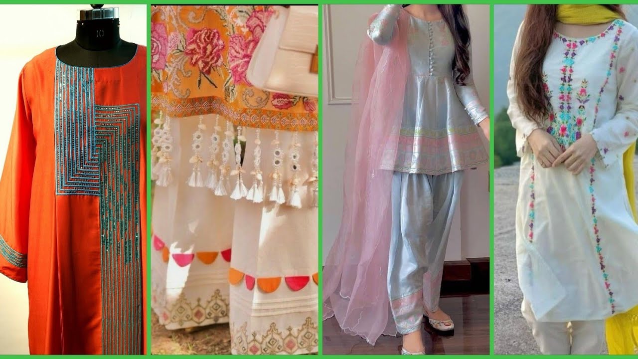 New trendy dress designs collection for girls🍄🍄🌹🍃 - YouTube