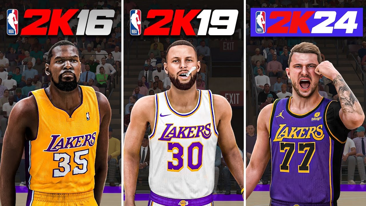 Rebuilding the Lakers in Every NBA 2K Game - YouTube