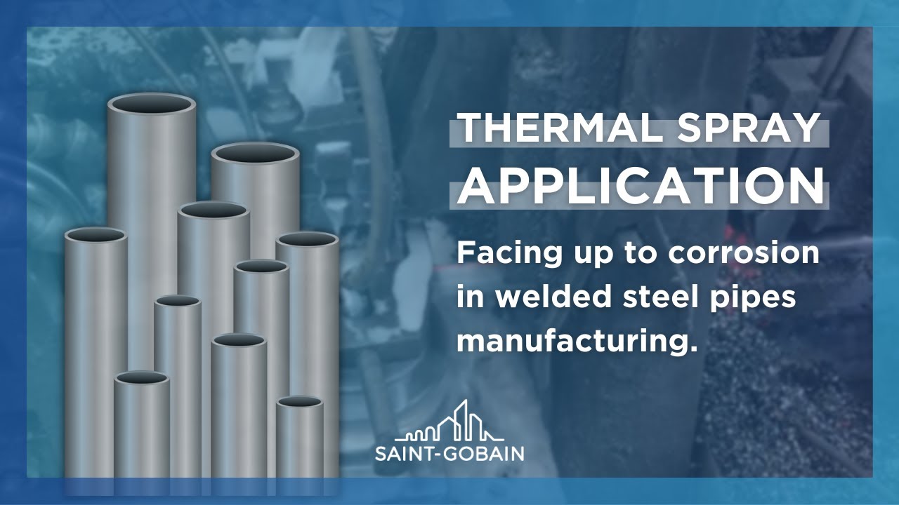 When manufacturing welded steel pipes, protect them from corrosion with ...
