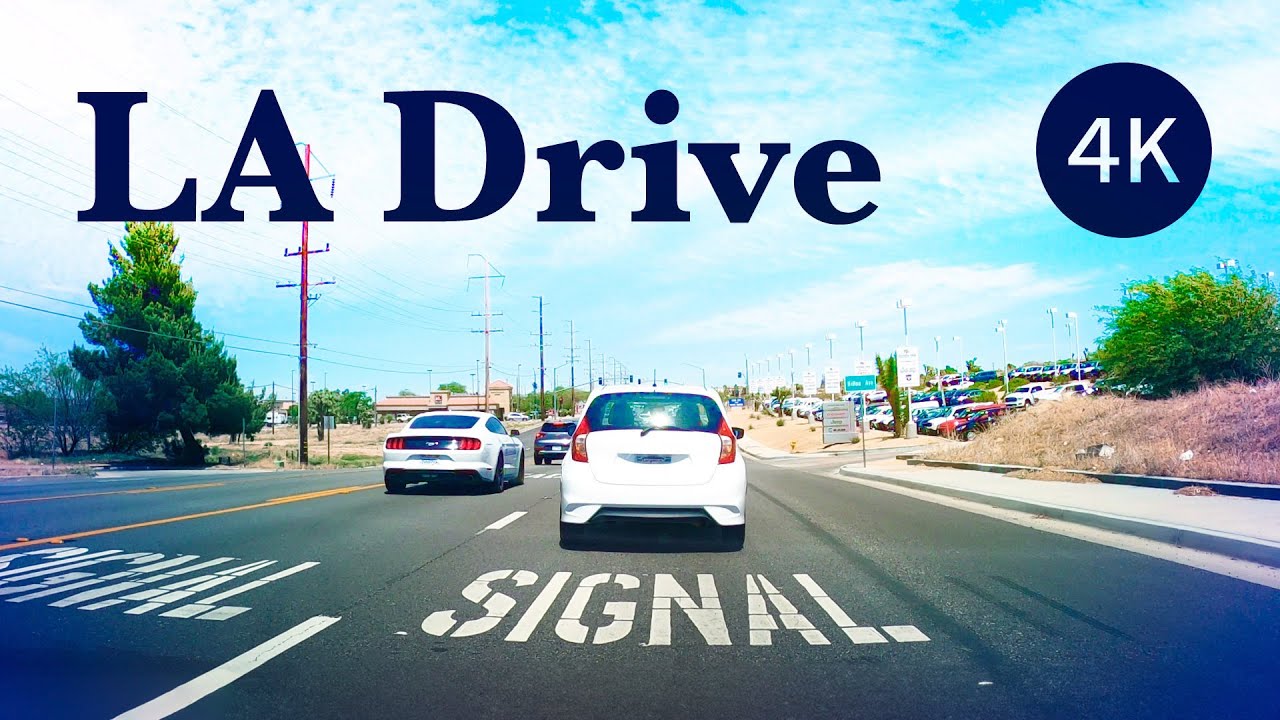 Los Angeles Drive 4k - America's Blue Skies - YouTube