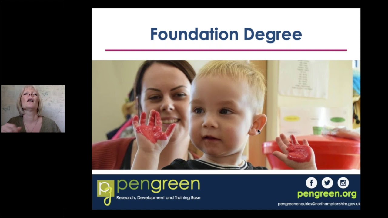 Pen Green Degree Course Webinar - YouTube