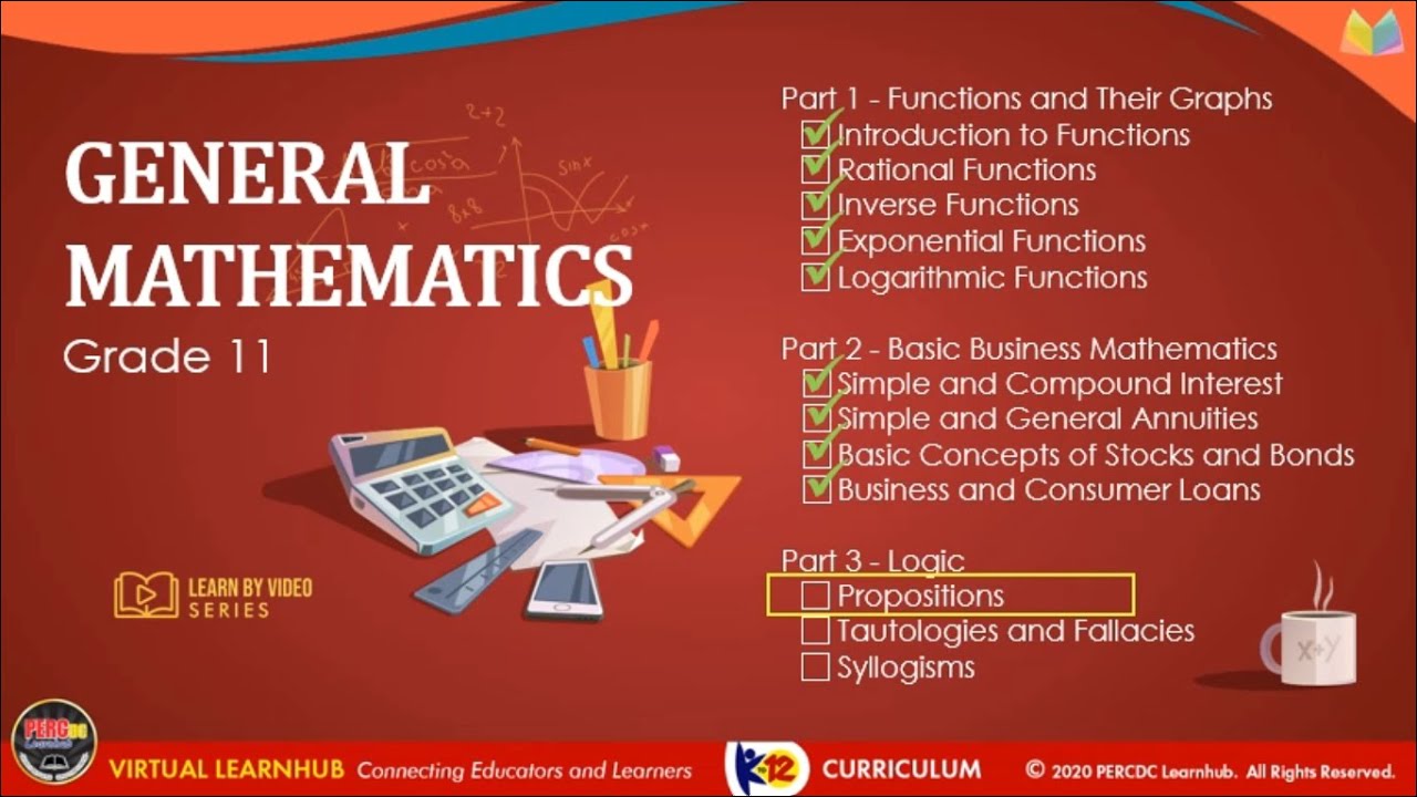 General Mathematics - Propositions - YouTube