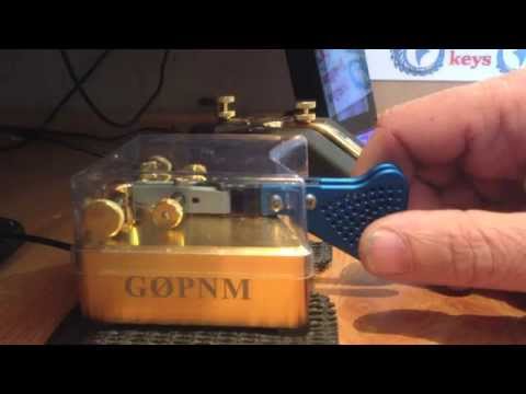 Begali Simplex Mono CW Key demo - G0PNM - YouTube