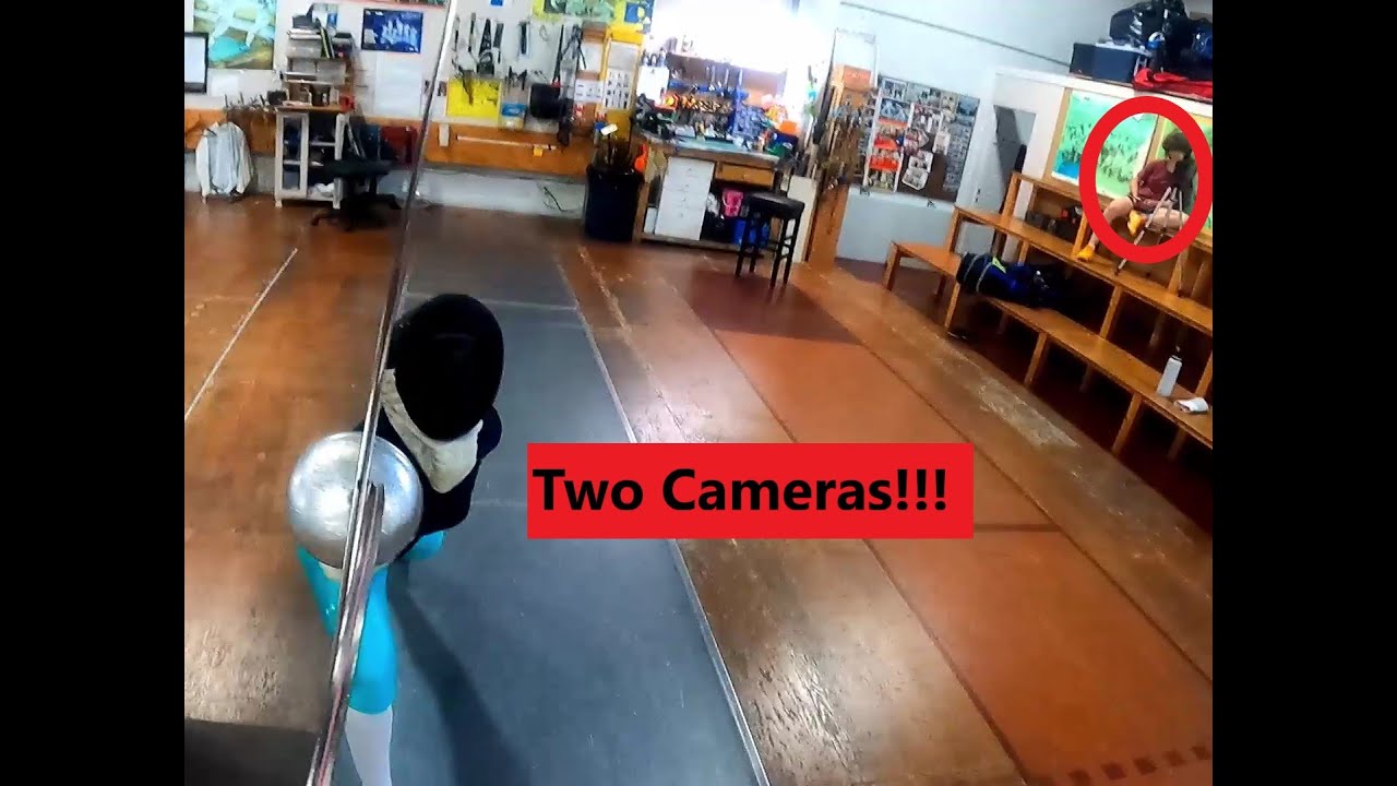 Two Camera Lesson | Step-Lunge Attack | French Grip - YouTube