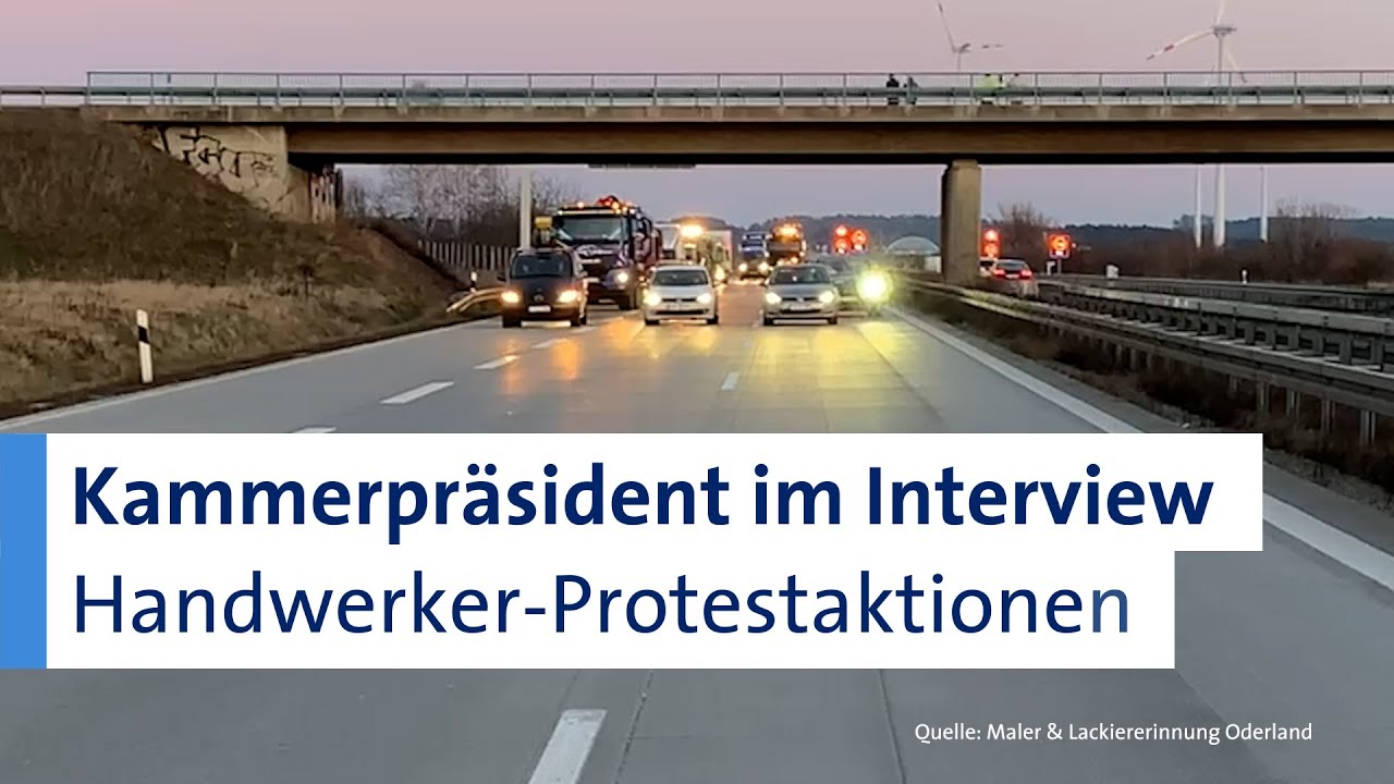 Kammerpräsident Wolf-Harald Krüger im Exklusivinterview: Handwerker ...