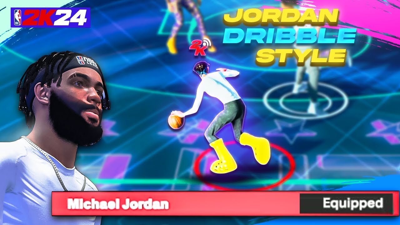 How to Unlock MJ dribble style in NBA 2k24.. 2K Patched MJ Speed boost😔 ...