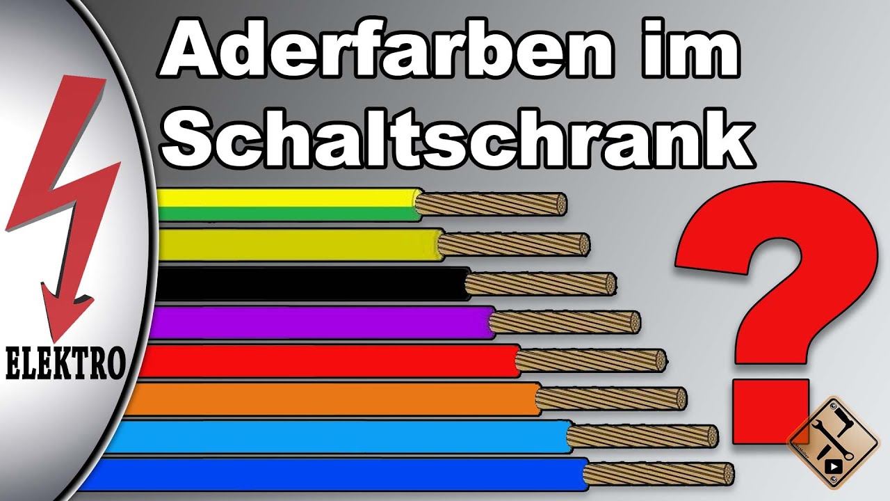Farbige Kennzeichnung von Kabeln - DIN VDE 0113 - Aderfarben im ...