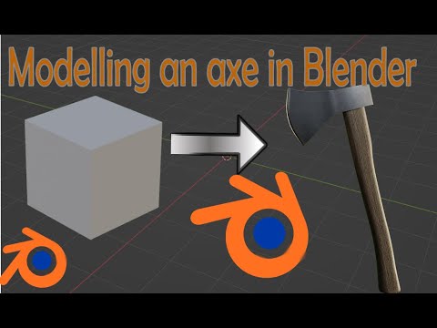 Modelling an Axe in Blender - YouTube