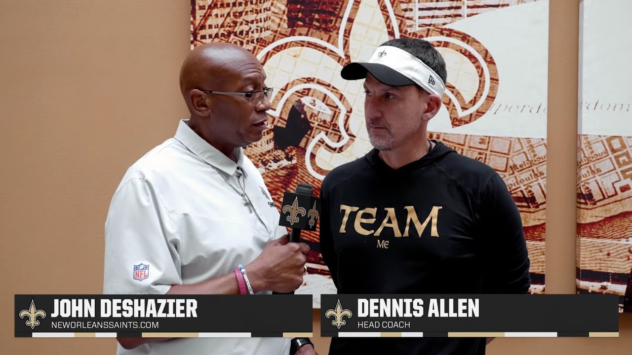 Exclusive: Dennis Allen Pregame Interview | 2024 NFL Week 3 vs. Eagles ...