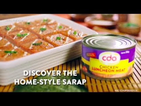 Relish the deliciousness of CDO Chicken Luncheon Meat 15s - YouTube