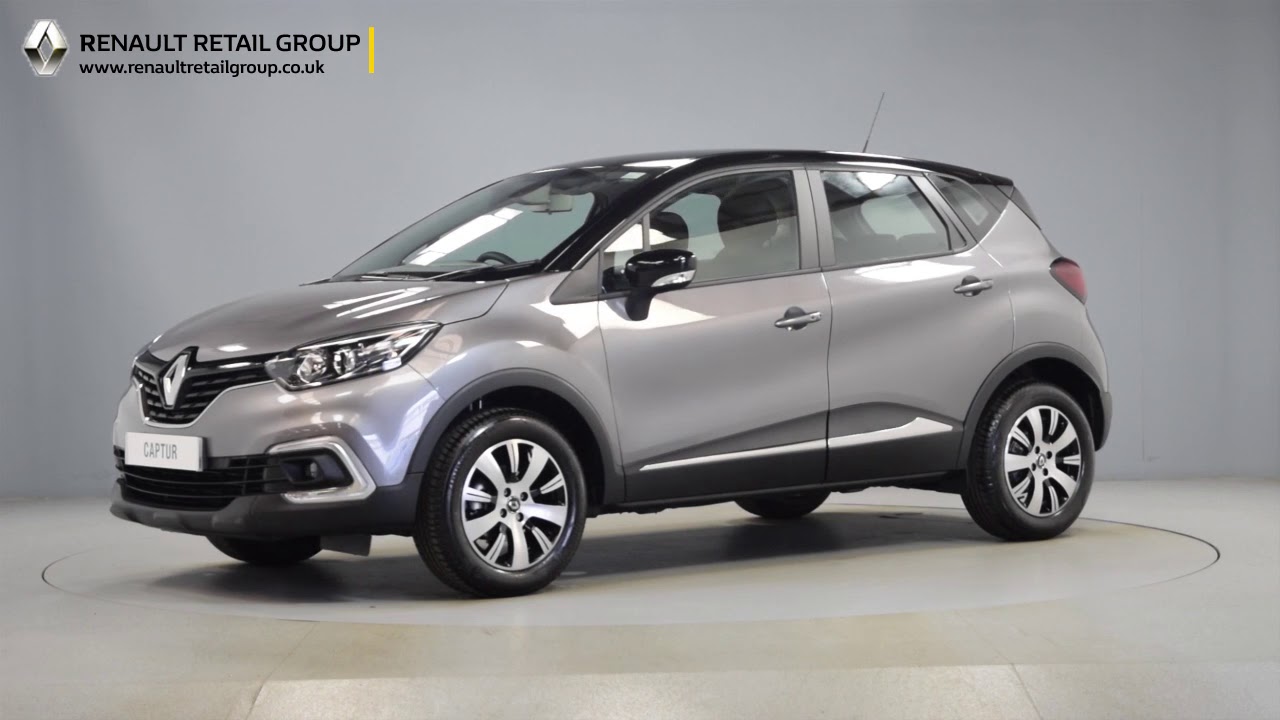 Renault Captur Play Grey Black Roof - YouTube