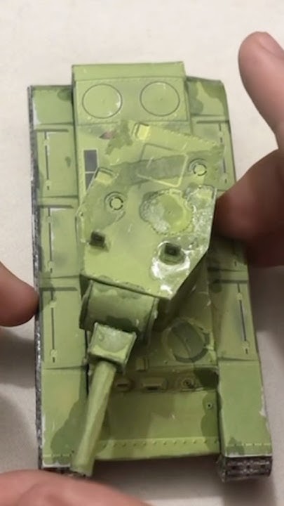 KV-2 paper model #papercraft #tank #ww2 #video #shorts #warthunder #wot ...