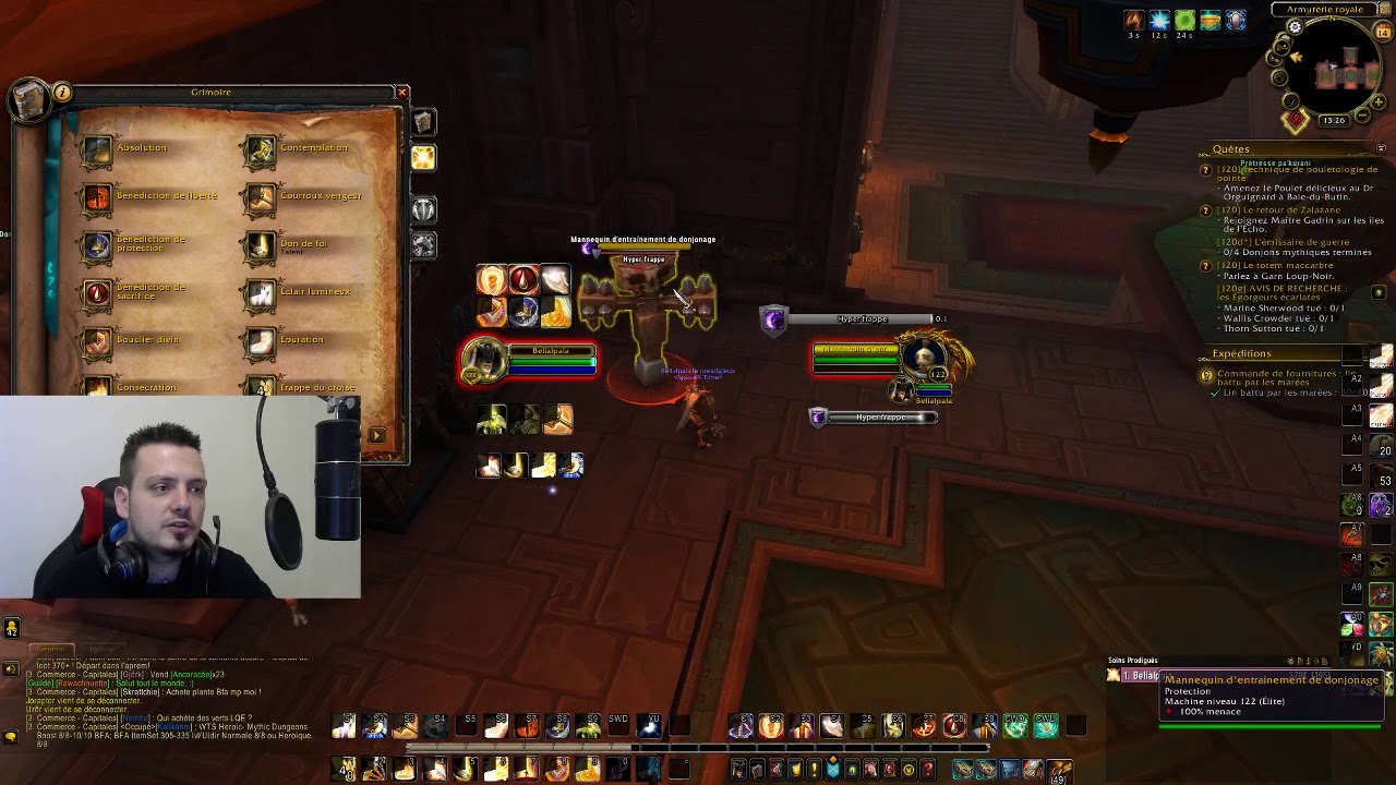 WoW - Guide FR Paladin Heal 8.0.1 + G'huun nm - Belialspirit - YouTube