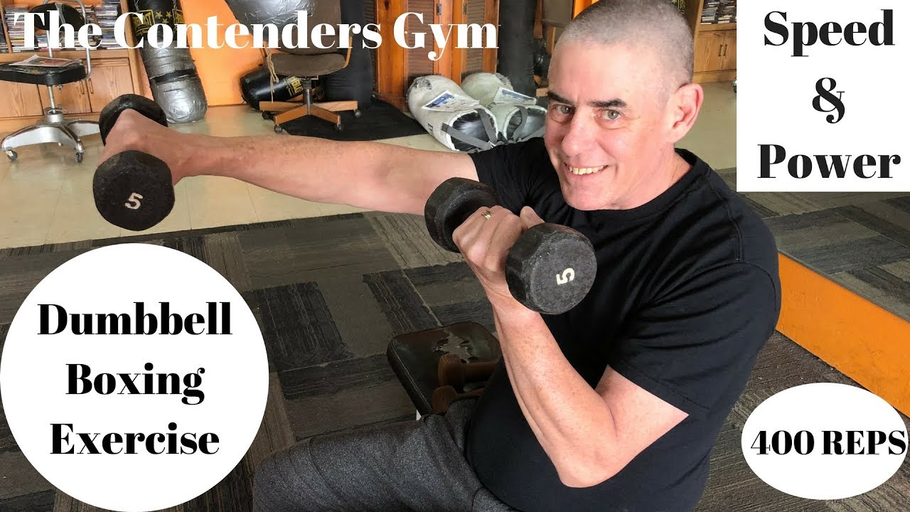 Boxing Dumbbell Exercise for Speed and Power - YouTube