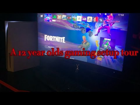 A 12 year olds gaming setup tour ! (Part 1) #fortnite #setup # ...