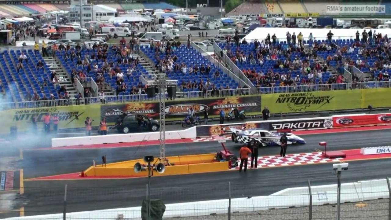 Drag Racing 2010 - Bob Feeler double-seater Jet Funny Car on Sunday ...
