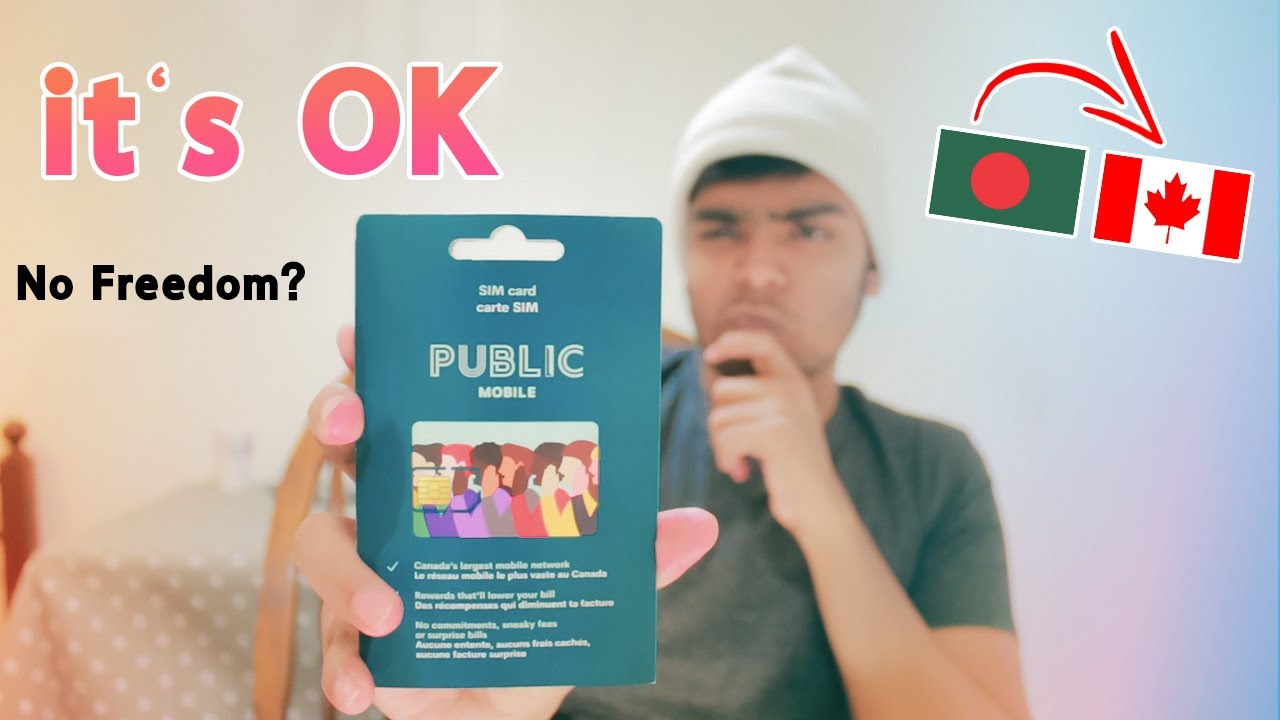 $168 FREE !! My Experience: First SIM Card In Canada - YouTube