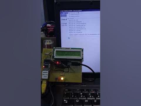 ARDUINO NANO WEB SERVER - SHIELD ENC28J60 + LCD16X2 + LEDS - #arduinonano #webserver - YouTube