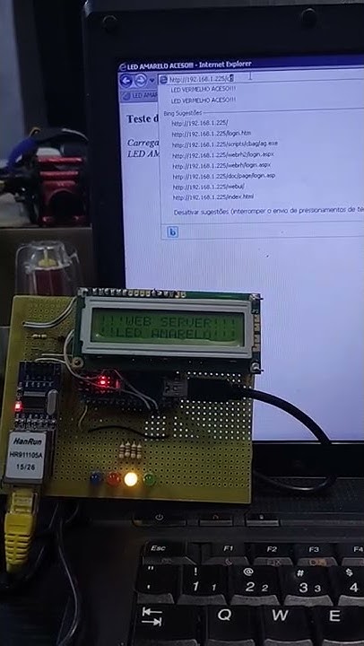 ARDUINO NANO WEB SERVER - SHIELD ENC28J60 + LCD16X2 + LEDS - # ...