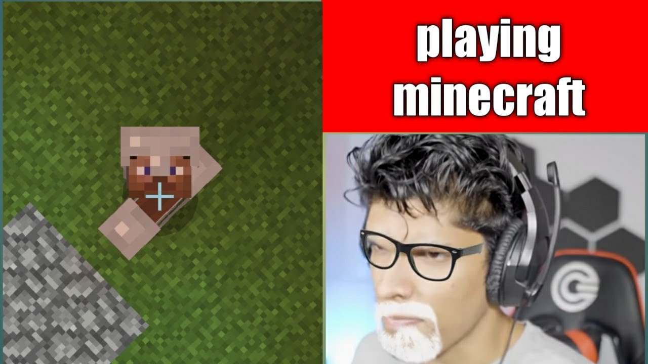 Playing minecraft - YouTube
