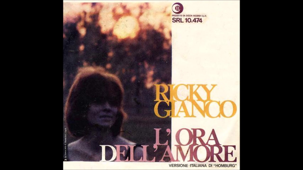 Ricky Gianco "L'ora dell'amore" (Homburg) - YouTube Music