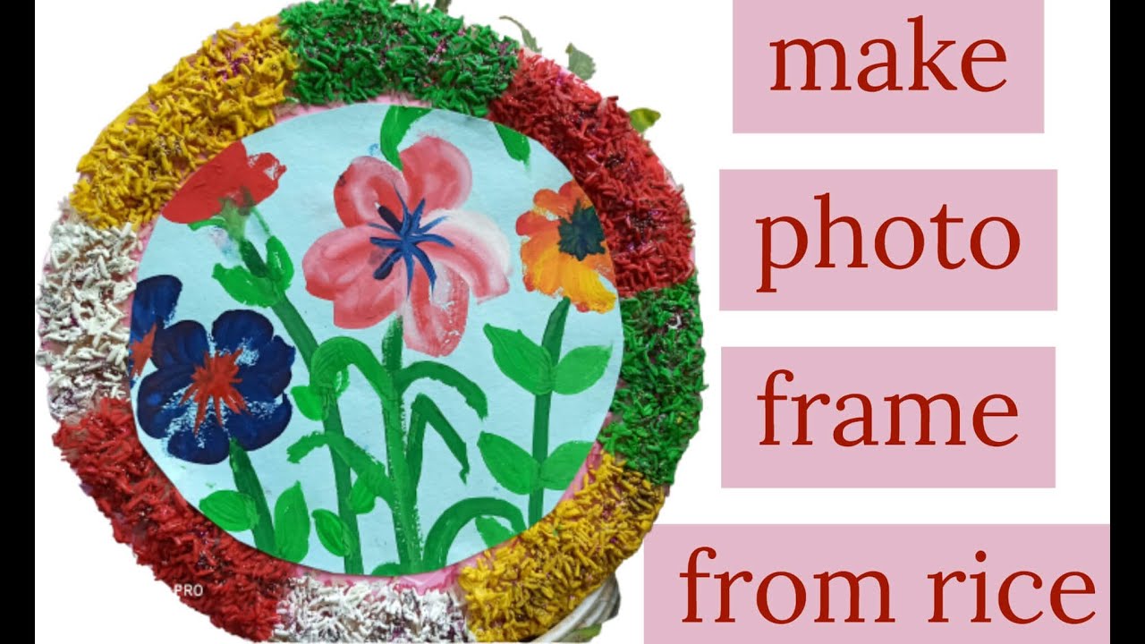 DIY CRAFT how to make photo frame - YouTube