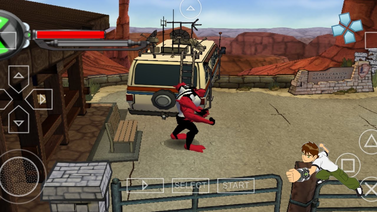 BEN 10 - PROTECTOR OF EARTH | PPSSPP GAMEPLAY - YouTube