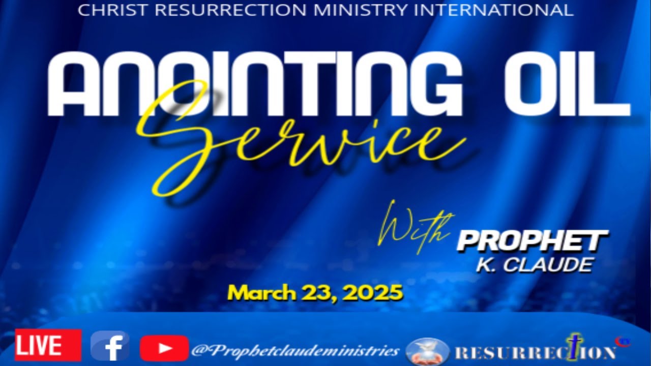 ANOINTING OIL SERVICE BROADCASTING LIVE - YouTube
