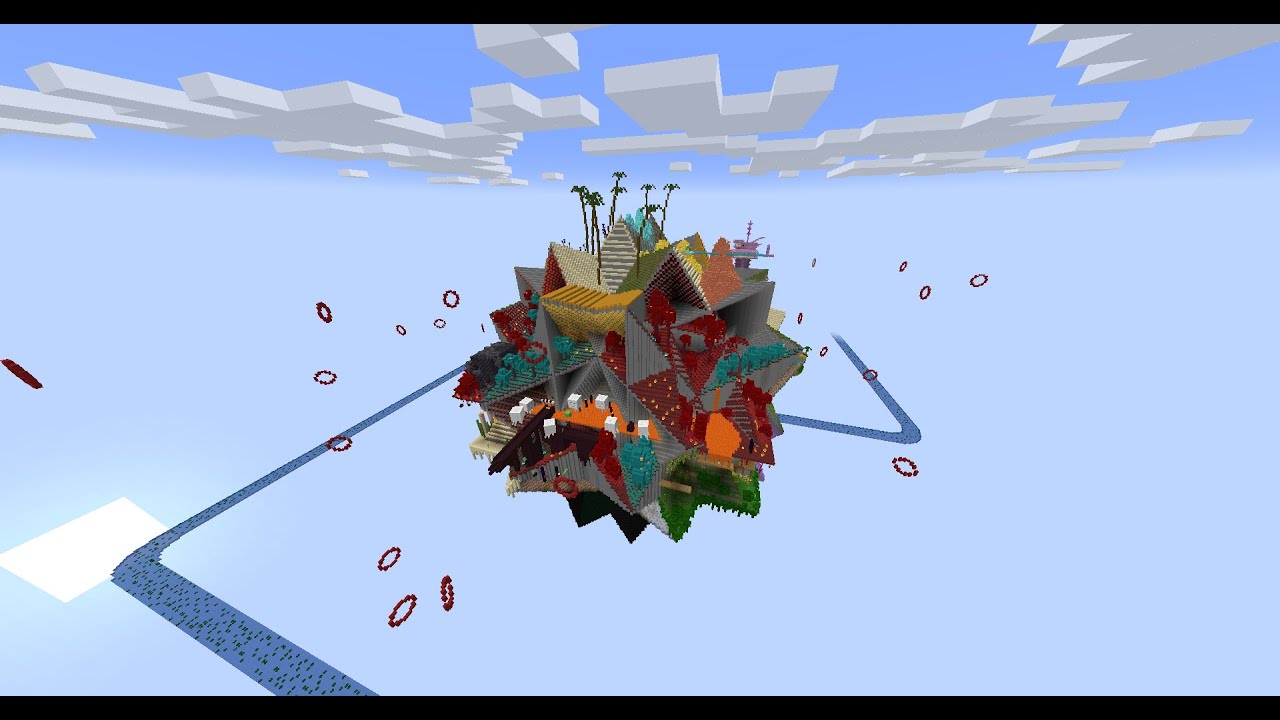 MINECRAFT PARKOUR! (hmm) Irregular Non-Convex Rhombicosidodecahedron ...